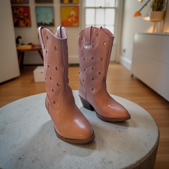 Tucker + Tate | Shoes | Tucker Tate Pink Cowboy Boots With Decorative ...